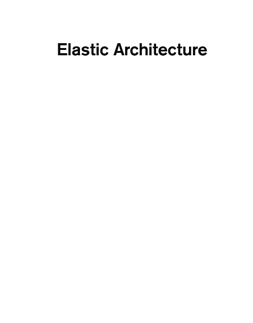 (PDF) Elastic Architecture Introduction Design Research The Non ...