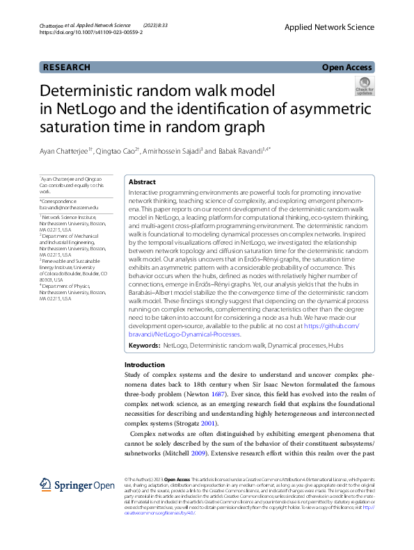 (PDF) Deterministic random walk model in NetLogo and the identification of asymmetric saturation ...