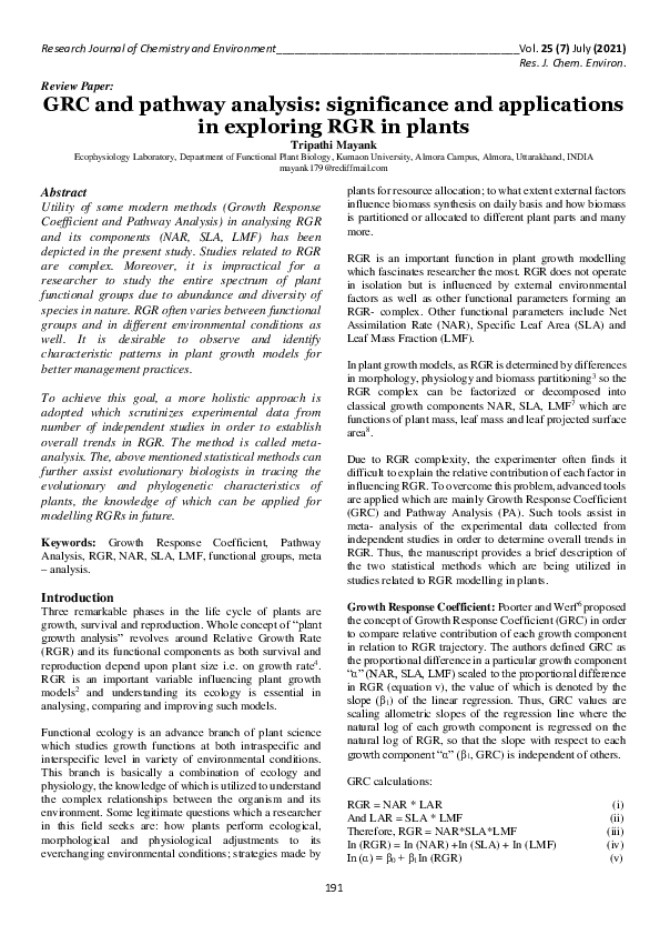 (PDF) GRC and pathway analysis: significance and applications in ...