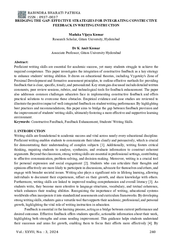 (PDF) BRIDGING THE GAP: EFFECTIVE STRATEGIES FOR INTEGRATING ...