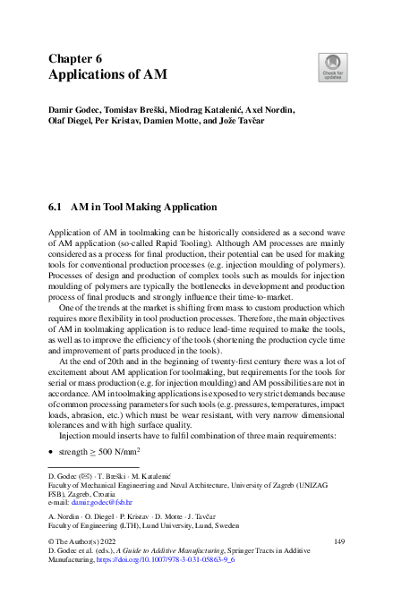 (PDF) Applications of AM