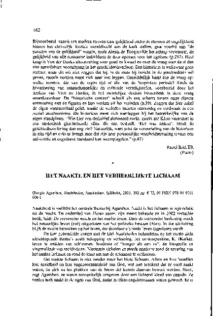 (PDF) Het naakte en het verheerlijkte lichaam