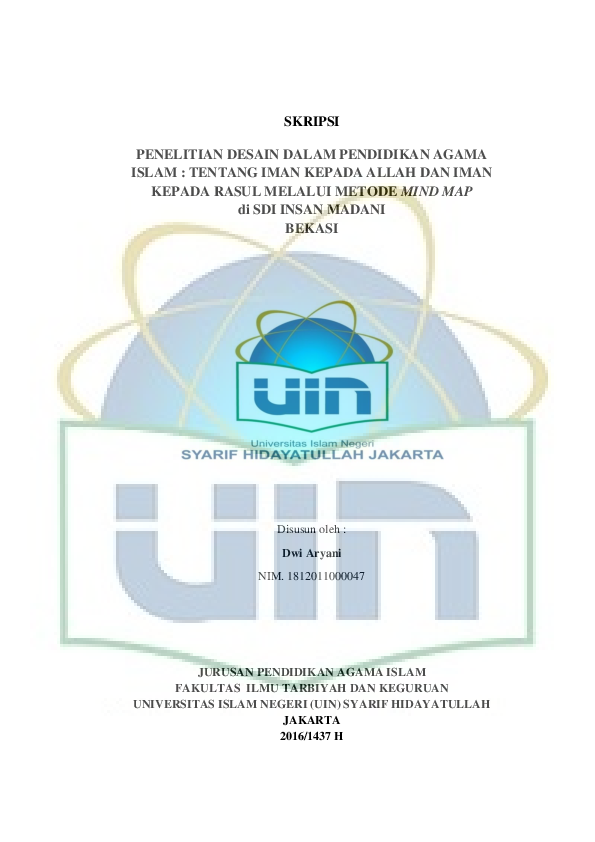 (PDF) Penelitian desain dalam pendidikn agama islam: tentang iman kepada Allah dan iman kepada ...