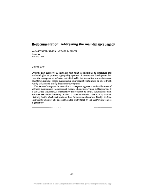 (PDF) Redocumentation