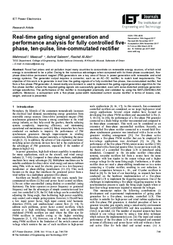 (PDF) Real-time gating signal generation and performance analysis for fully controlled five ...