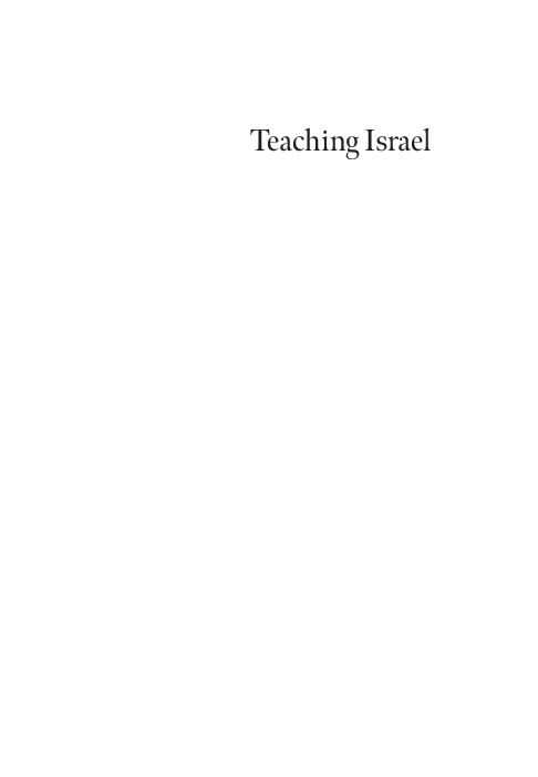 (PDF) Voices on the Page and in the Room: A Pedagogy of Jewish Text Study in Israel Education ...