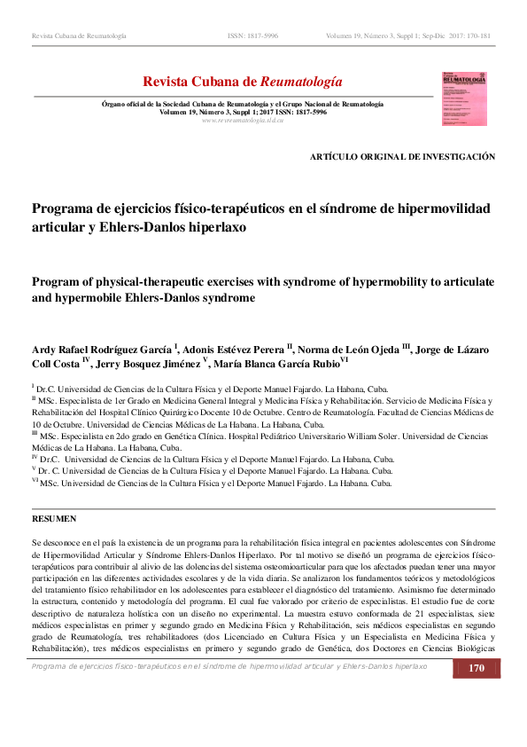 (PDF) Programa de ejercicios físico-terapéuticos para pacientes ...