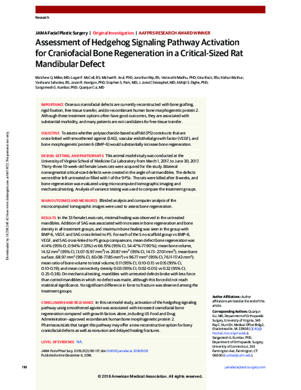 (PDF) Assessment of Hedgehog Signaling Pathway Activation for ...