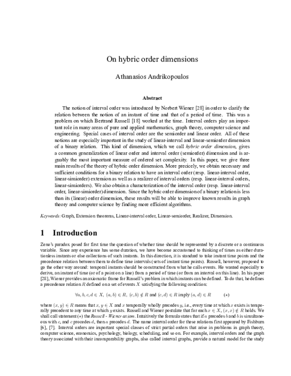 (PDF) On hybric order dimensions