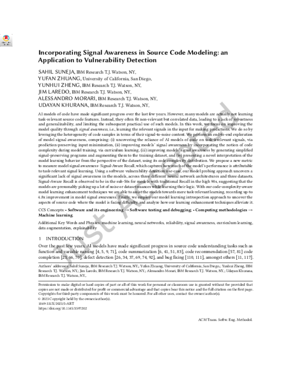 (PDF) Incorporating Signal Awareness in Source Code Modeling: an ...