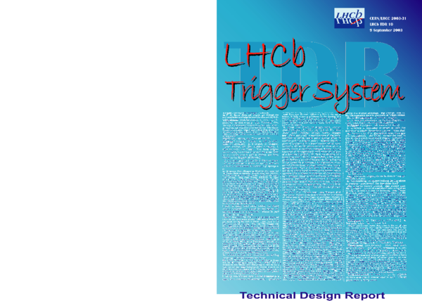 (PDF) LHCb Trigger System: Technical Design Report