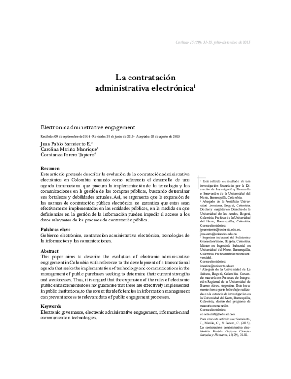 (PDF) Electronic administrative engagement