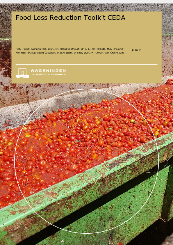 (PDF) Food Loss Reduction Toolkit CEDA
