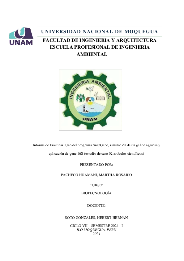 (PDF) UNIVERSIDAD NACIONAL DE M OQUEGUA FACULTAD DE INGENIERIA Y ARQUITECTURA ESCUELA ...