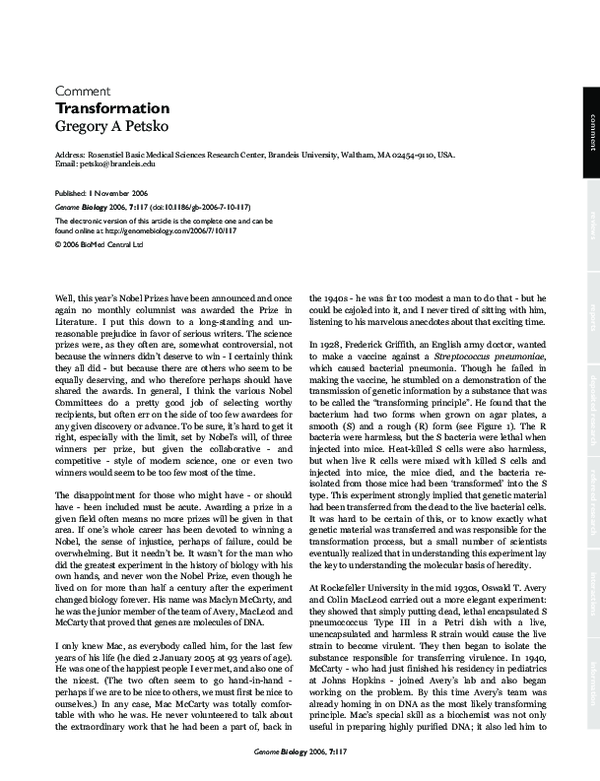 (PDF) Transformation