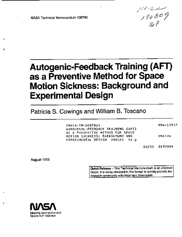 (PDF) Autogenic-Feedback Training (AFT) as a preventive method for ...