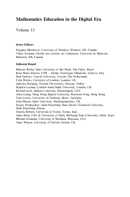 (PDF) Technology in Mathematics Teaching