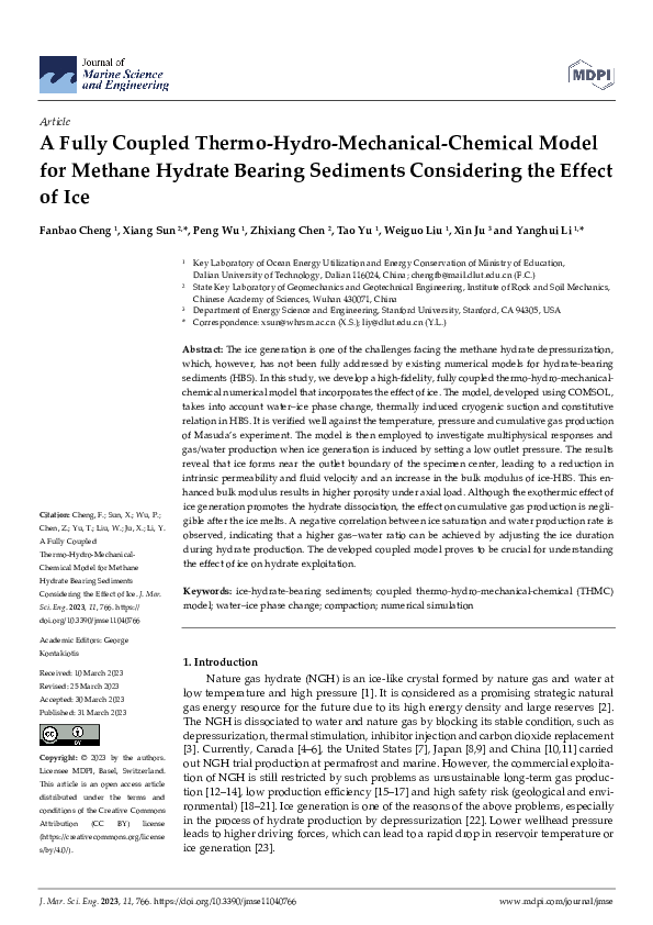 (PDF) A Fully Coupled Thermo-Hydro-Mechanical-Chemical Model for ...