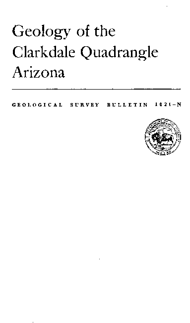 (PDF) Geology of the Clarkdale quadrangle, Arizona