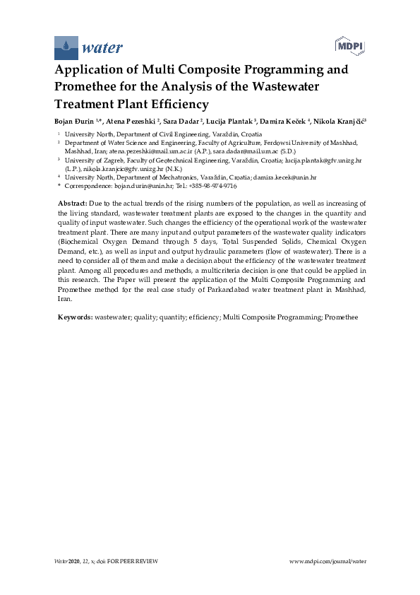 (PDF) Application of Multi Composite Programming and Promethee method for the Analysis of ...