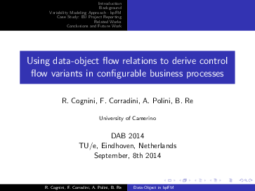 (PDF) Using Data-Object Flow Relations to Derive Control Flow Variants ...