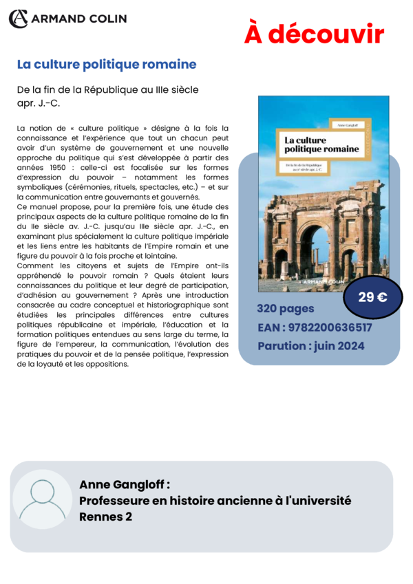 (PDF) La culture politique romaine