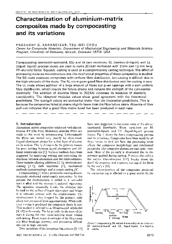 (PDF) Characterization of aluminium-matrix composites made by ...