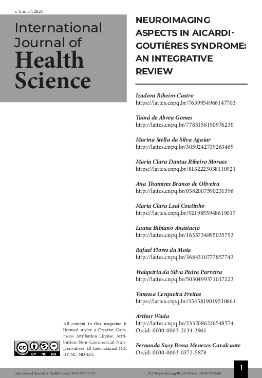 (PDF) NEUROIMAGING ASPECTS IN AICARDI-GOUTIÈRES SYNDROME: AN INTEGRATIVE REVIEW (Atena Editora)