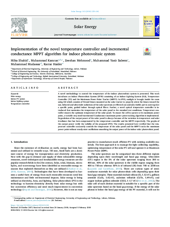 (PDF) Implementation of the novel temperature controller and ...