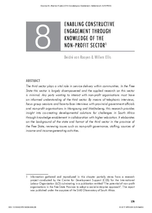 (PDF) Enabling Constructive Engagement Through Knowledge of the Non ...