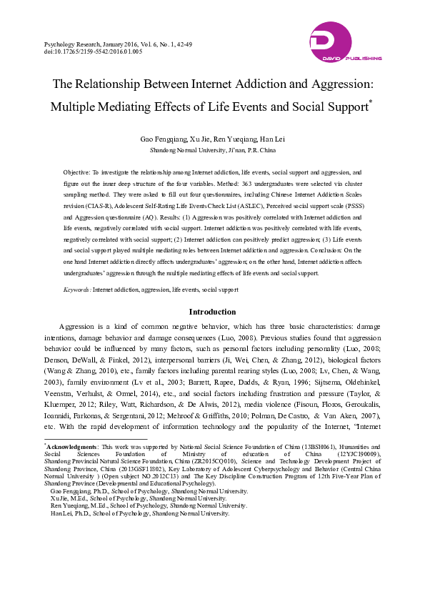 (PDF) Relationship between Internet Addiction and Academic Performance among Foreign ...