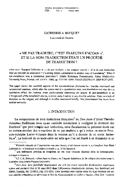 (PDF) Leaving words untranslated is another way of translating". What ...