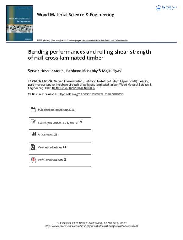(PDF) Bending performances and rolling shear strength of nail-cross ...