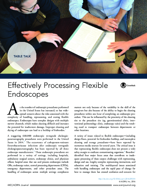 (PDF) Effectively Processing Flexible Endoscopes | ellen murphy ...