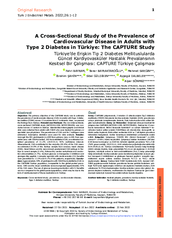 (PDF) A Cross-Sectional Study of the Prevalence of Cardiovascular ...