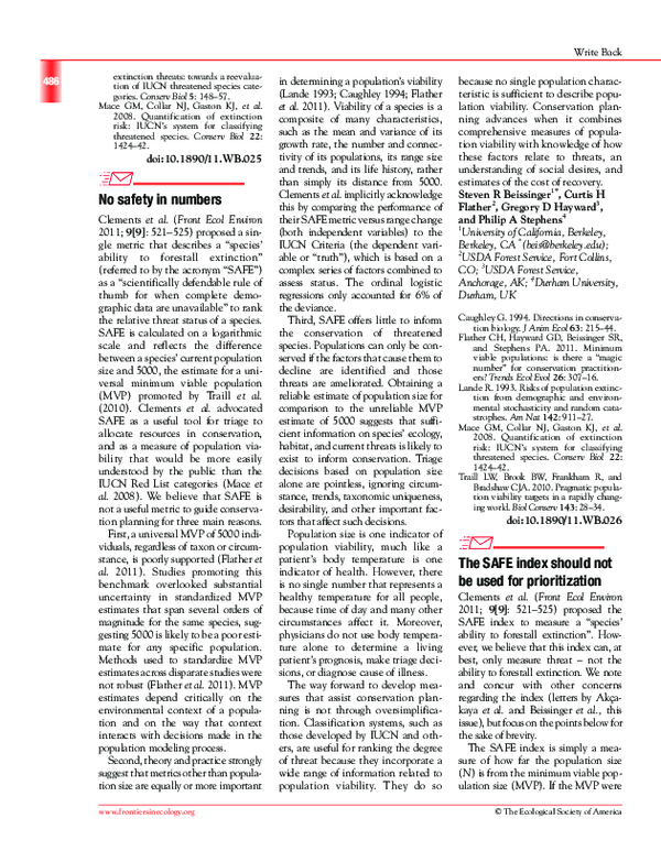 (PDF) No safety in numbers