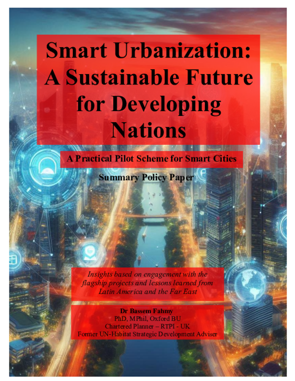 (PDF) Summary Policy Paper Smart Cities Transforming Developing Nations ...
