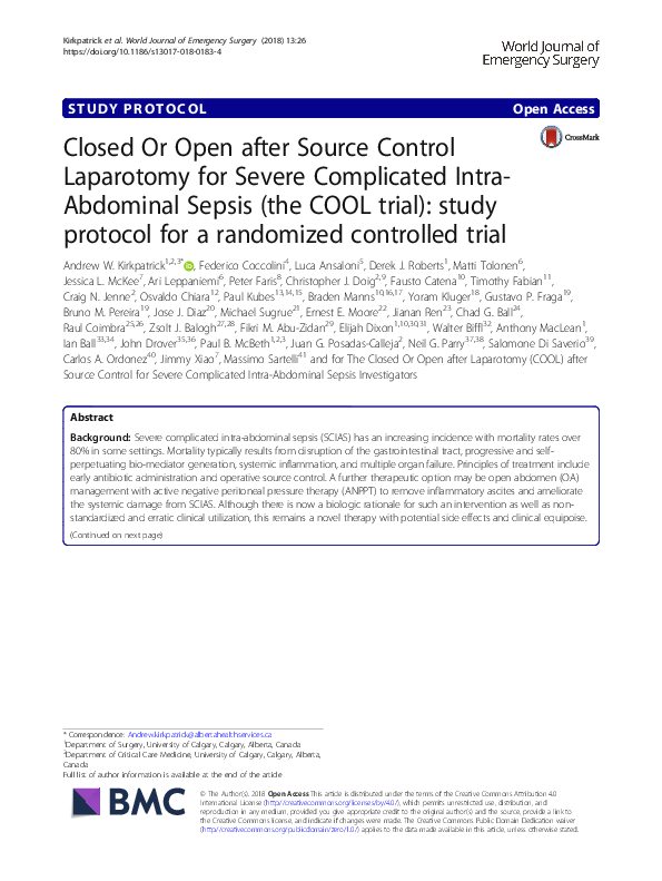 (PDF) Closed Or Open after Source Control Laparotomy for Severe ...