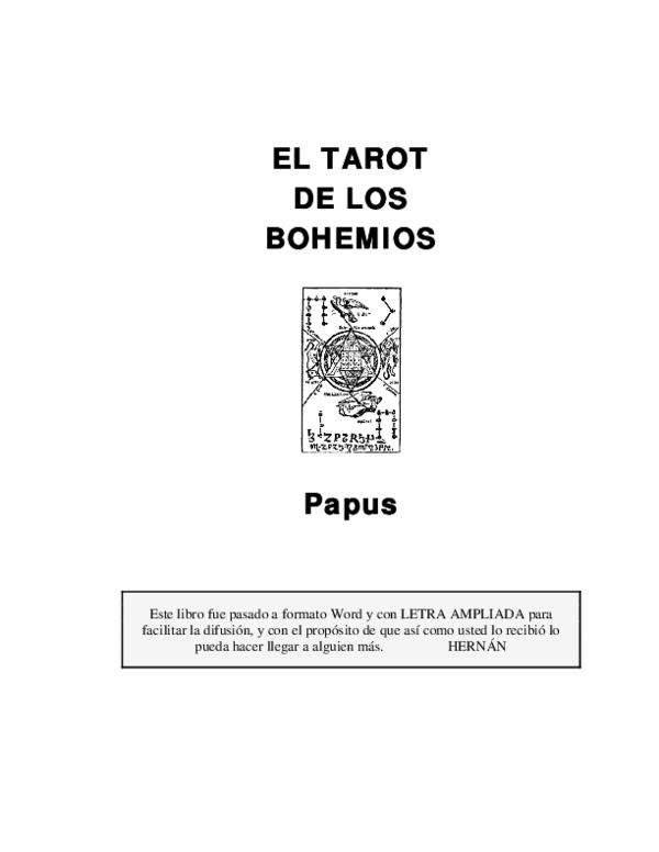 (PDF) Papus El Tarot de los Bohemios