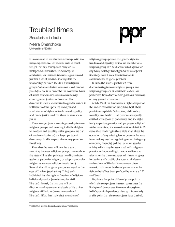 (PDF) Troubled Times