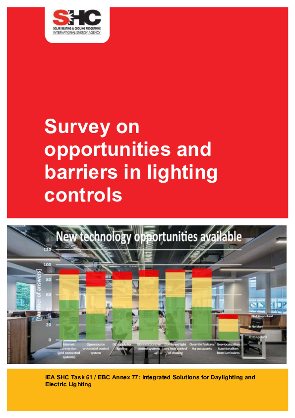 (PDF) Survey on opportunities and barriers in lighting controls