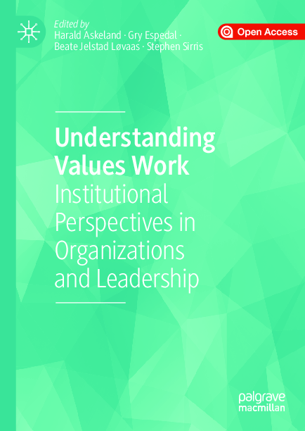 (PDF) Understanding Values Work: Institutional Perspectives in ...