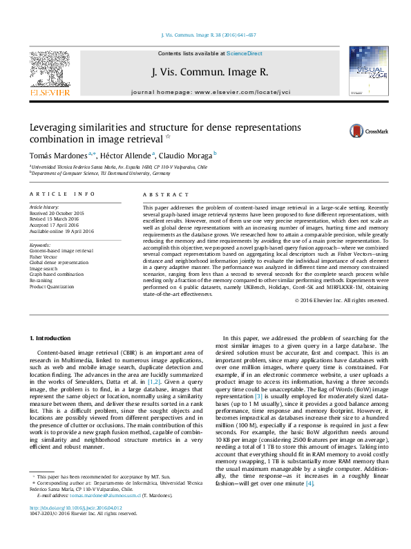 (PDF) Leveraging similarities and structure for dense representations ...