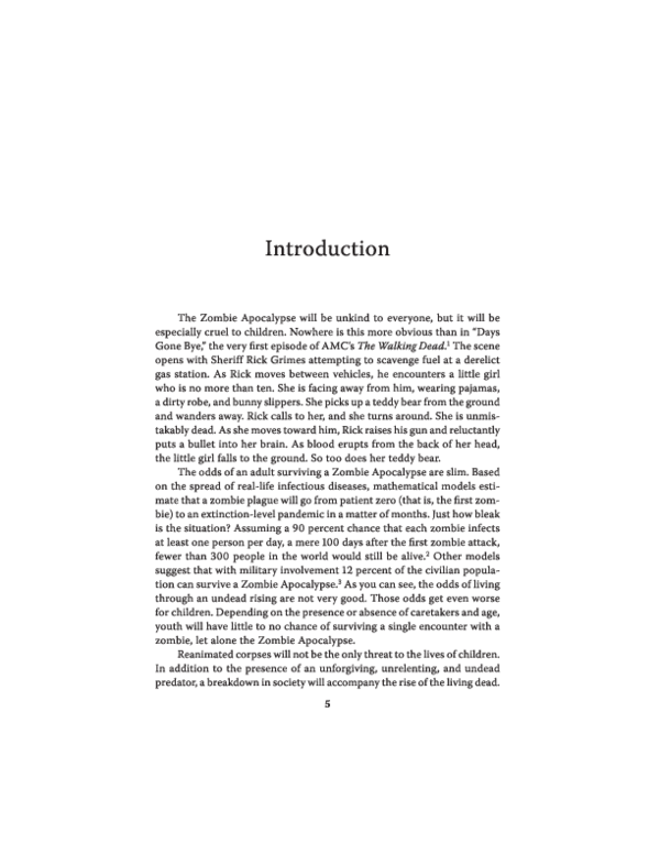 (PDF) Introduction to Parenting in the Zombie Apocalypse