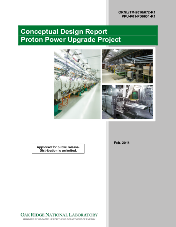 (PDF) Proton PowerUpgrade Conceptual Design Report