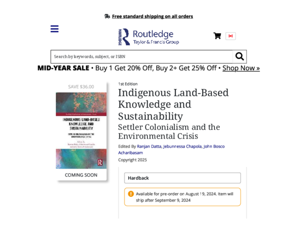 (PDF) Indigenous Land-Based Knowledge and Sustainability Settler Colonialis