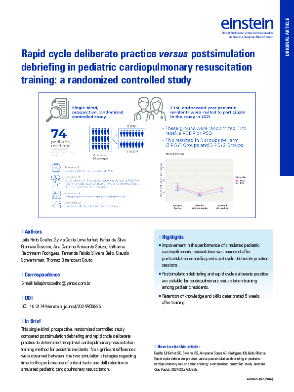(PDF) Rapid cycle deliberate practice versus postsimulation debriefing ...