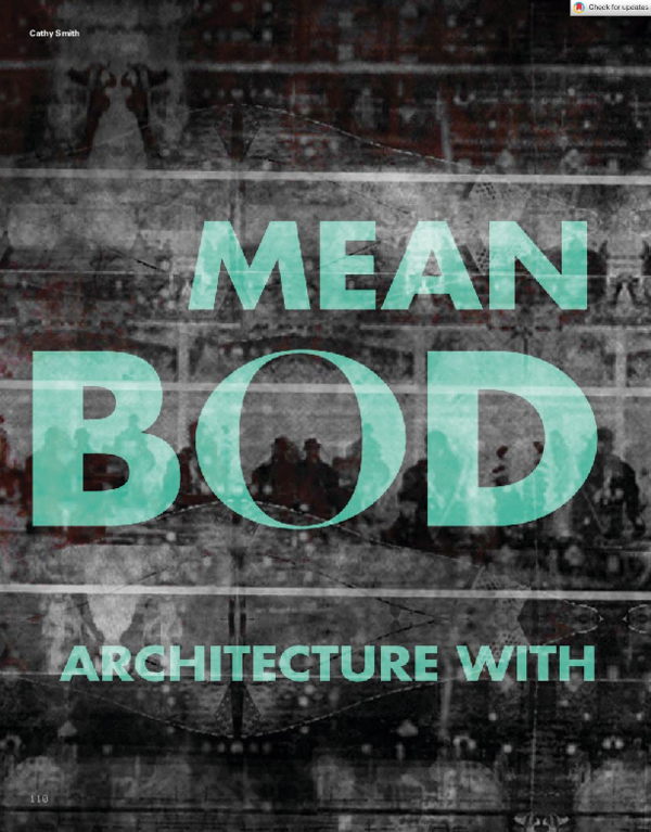 (PDF) Meanwhile Bodies: Architecture Without Property