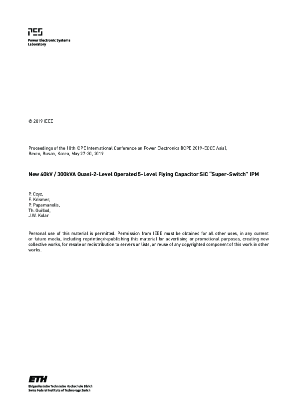 (PDF) New 40kV / 300kVA Quasi-2-Level Operated 5-Level Flying Capacitor ...