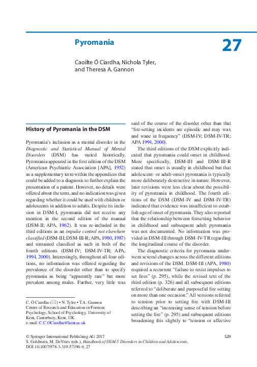 (PDF) Pyromania